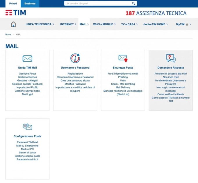 Alice Mail: configurazione, risoluzione problemi e assistenza ...