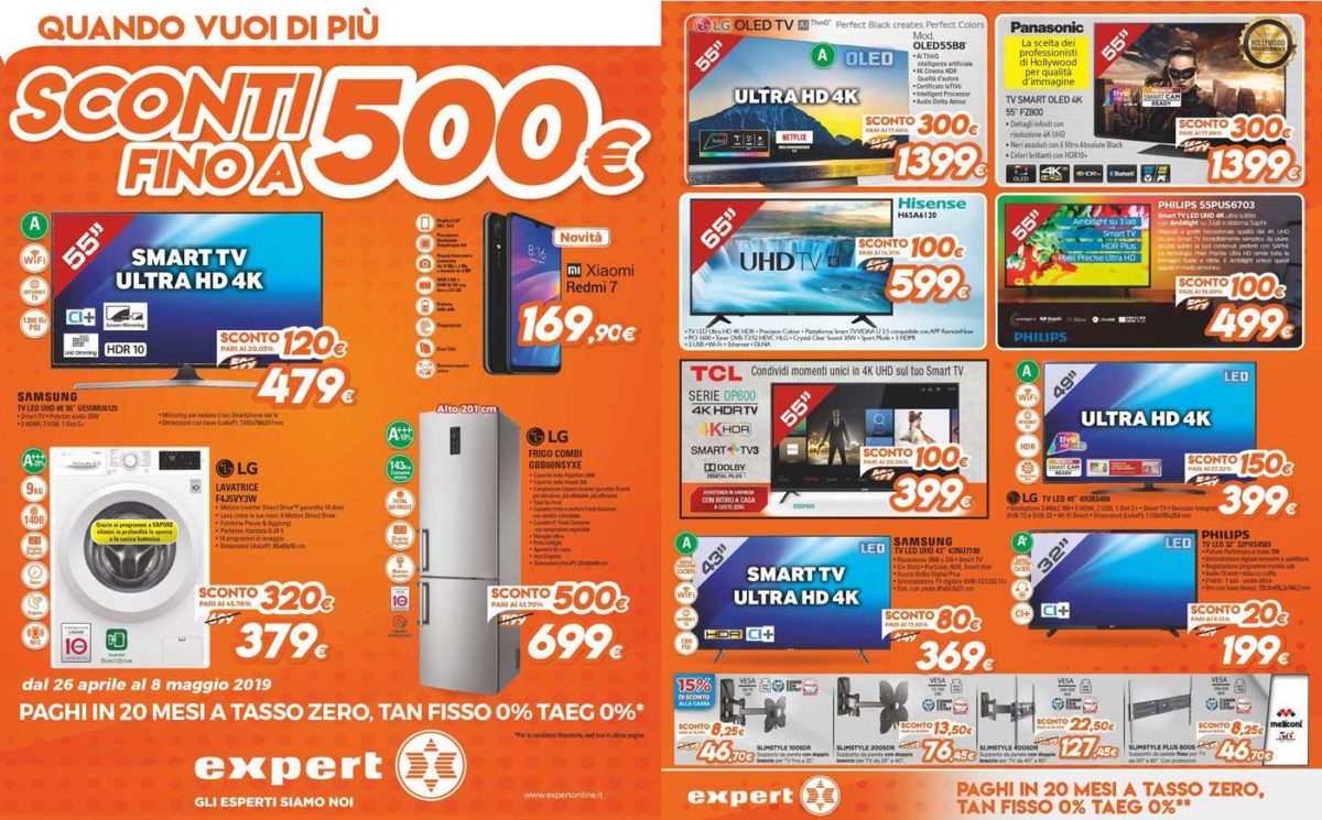 Volantino Expert, offerte e promozioni fino all'8 maggio - OpinioniTech
