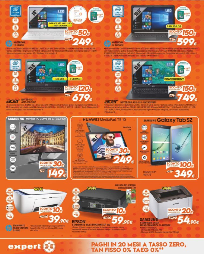Volantino Expert, offerte e promozioni fino all'8 maggio - OpinioniTech